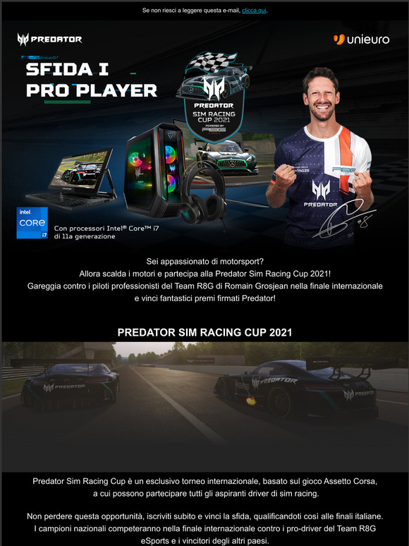 Acer: Sfida i Pro Player e partecipa alla Predator Sim Racing Cup 2021 ...