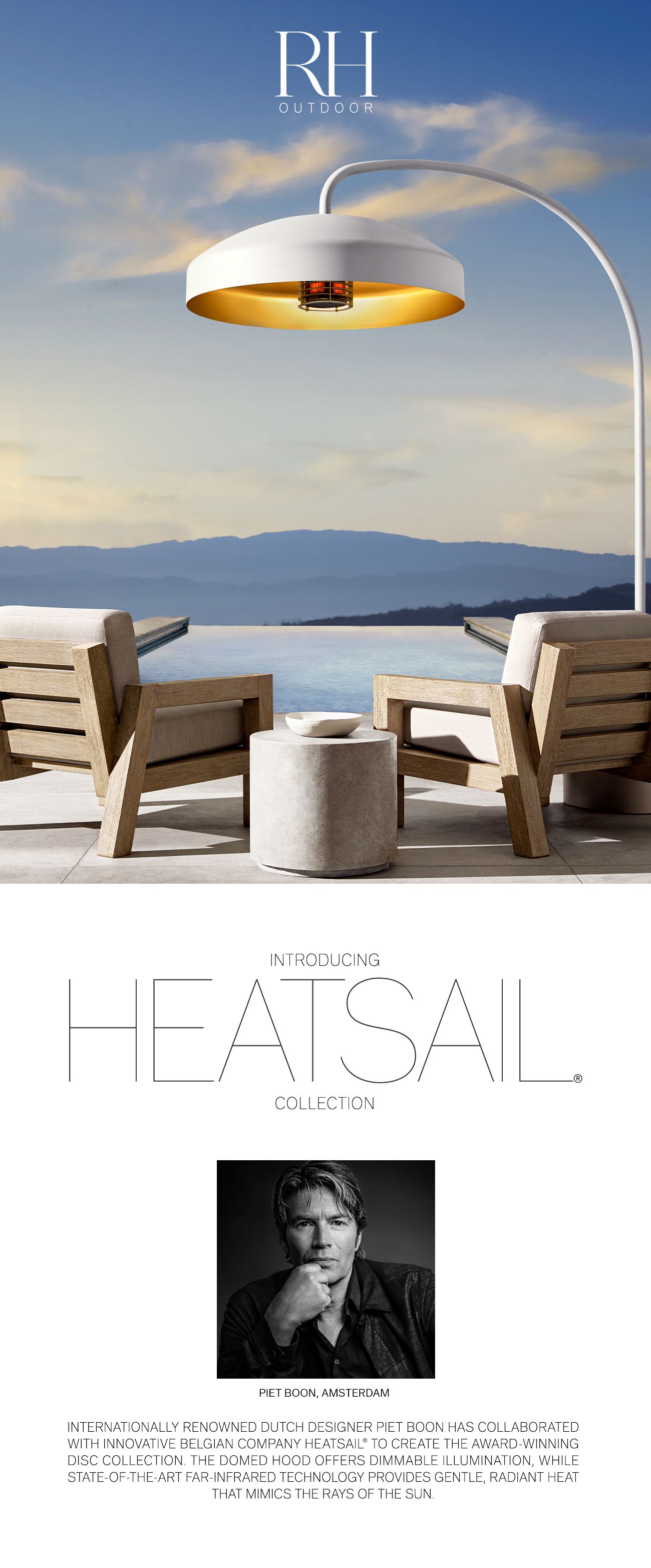 Restoration Hardware: Introducing the Heatsail Disc Collection by Piet ...