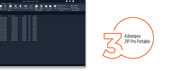 Ashampoo: ZIP Pro 3 - 8 programs in 1. With the Explorer, you've always wanted | Milled