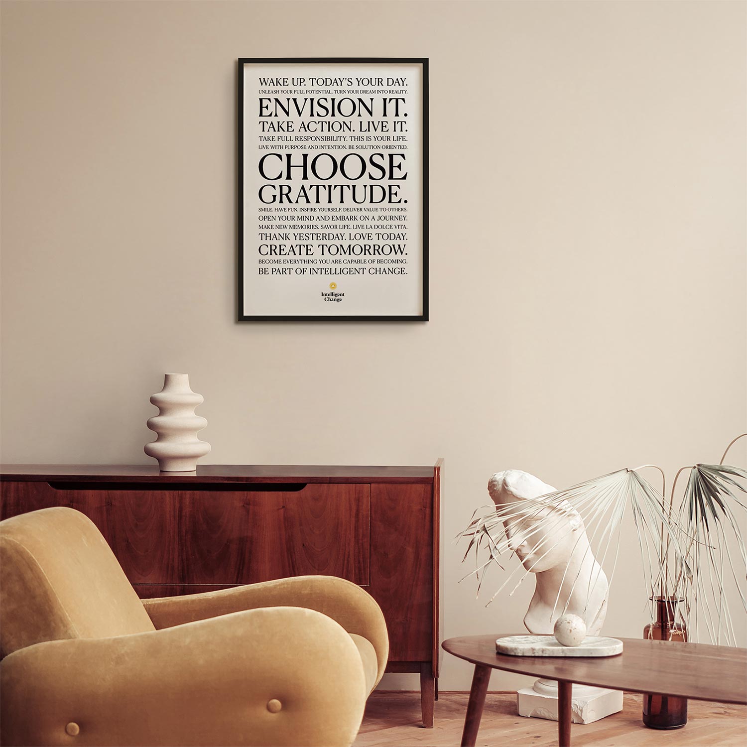 Intelligent Change: "Choose Gratitude" Print | Milled