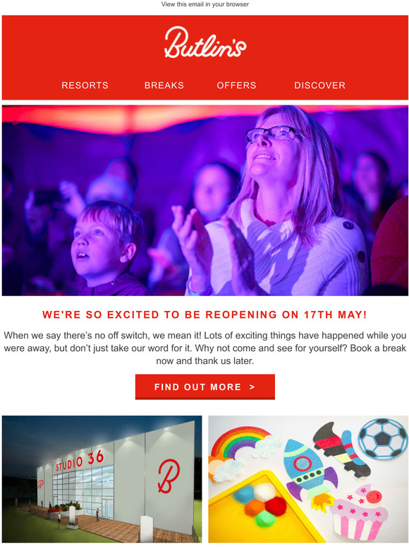 Butlins: Find out whats new for 2021 | Milled