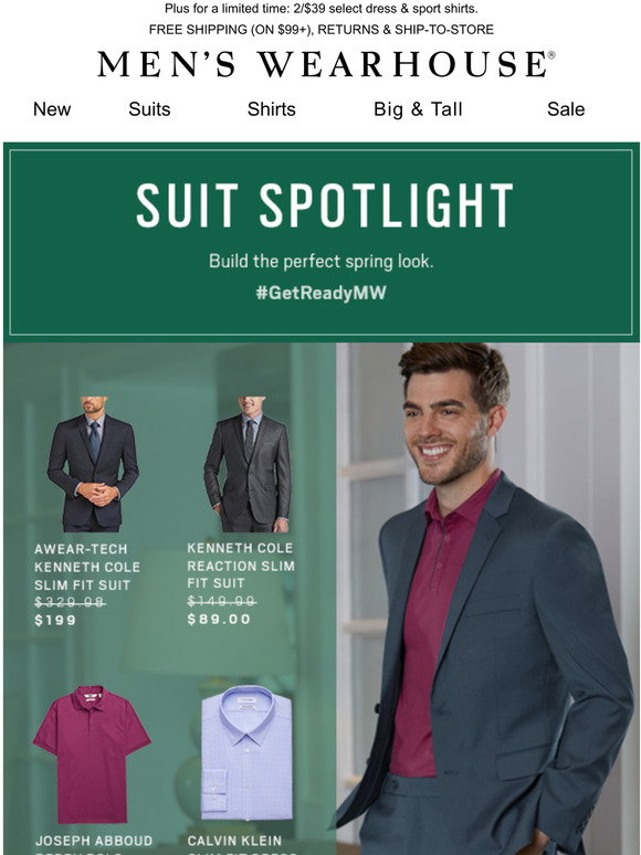 Men's Wearhouse: The best spring suits & more inside | Milled