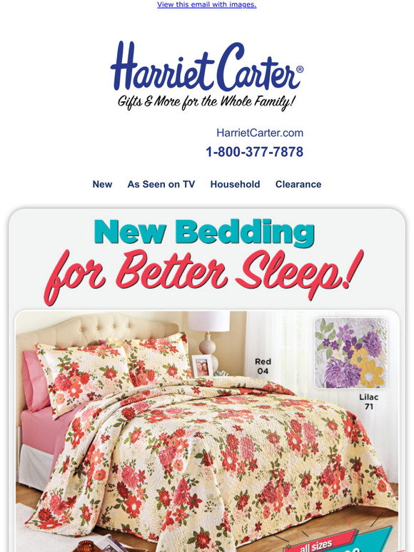 Harriet Carter: Dahlia Quilt, Any Size Just $39.99 and More NEW Bedding ...
