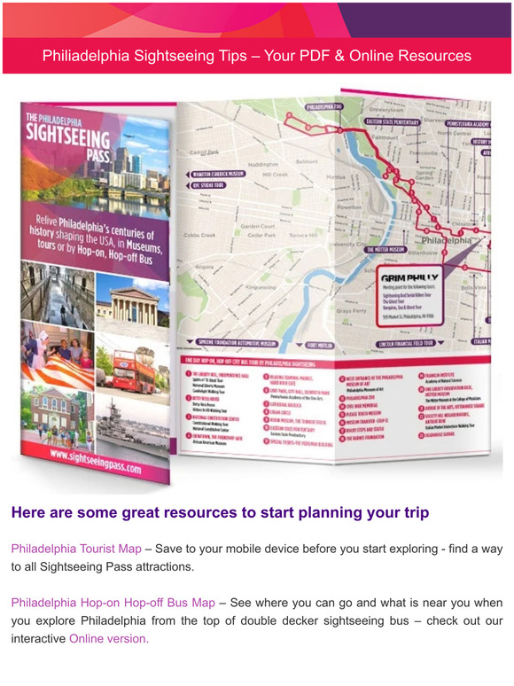 Sightseeing Pass: Your Free PDF Resources - Welcome to Philly Sightseeing Tips | Milled