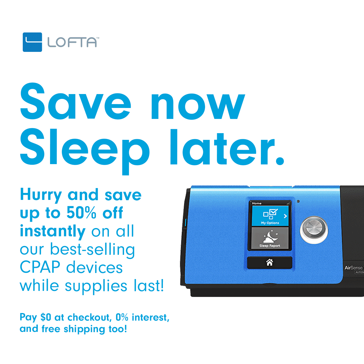 Lofta: Last Call- Up To 50% Off ResMed +Respironics + Travel CPAP ...