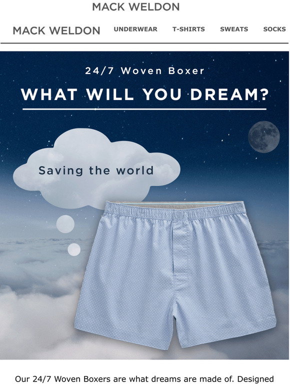 Mack Weldon: Meet the boxers of your dreams. | Milled