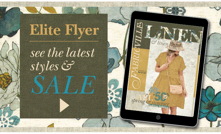 Fabricville: Summer dreaming with these pretty fabrics - New flyer sale ...