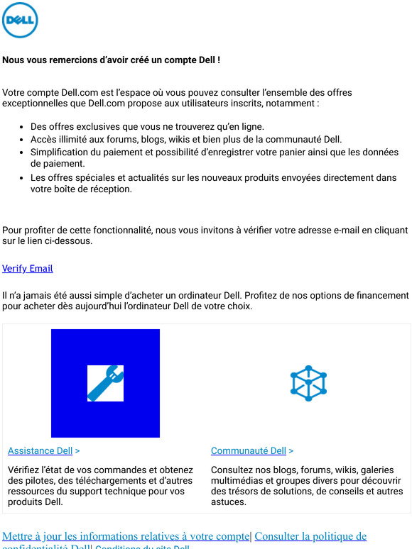 Dell: Email Verification | Milled