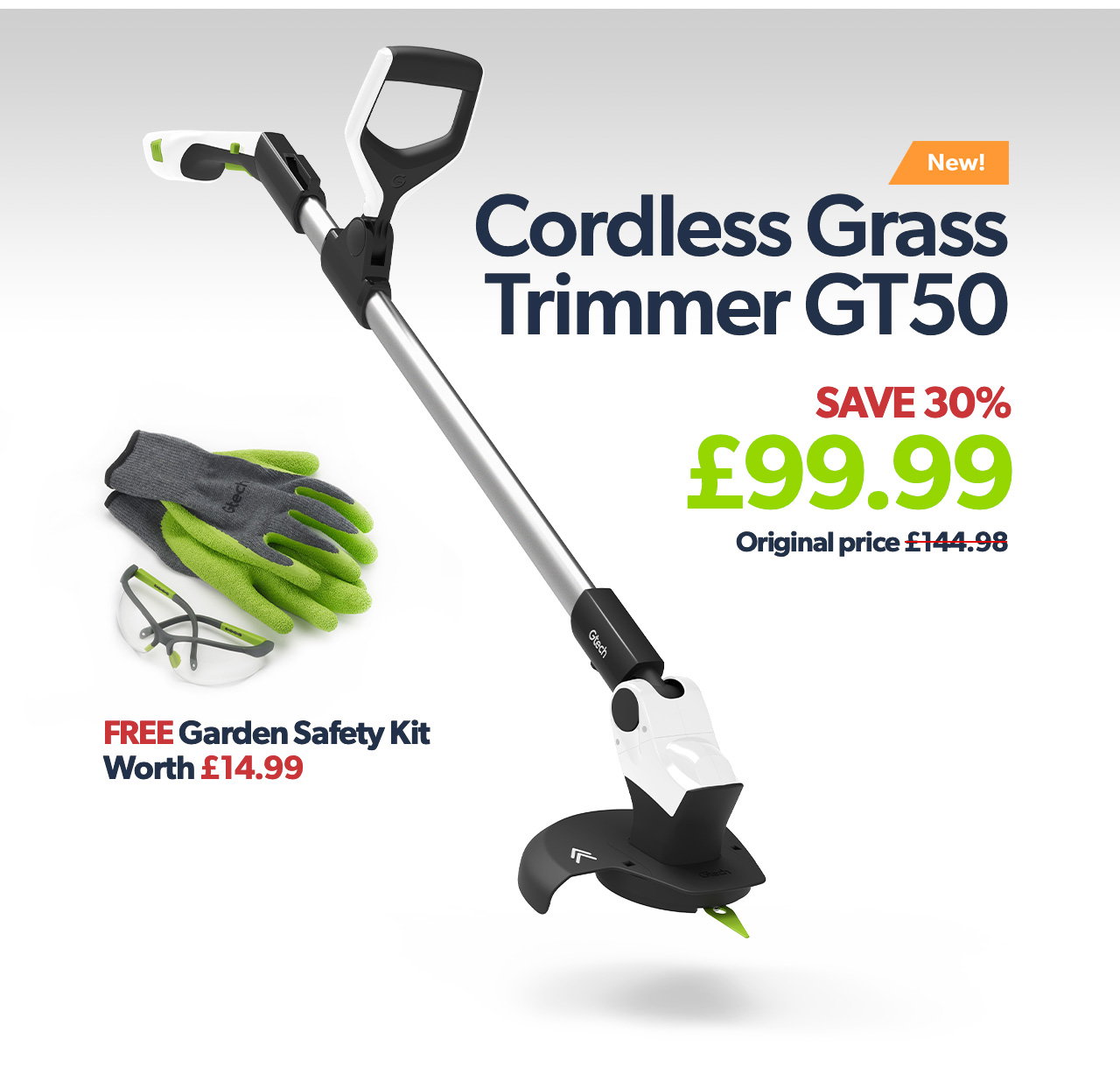 Gtech: Introducing our new Grass Trimmer GT50 | Milled