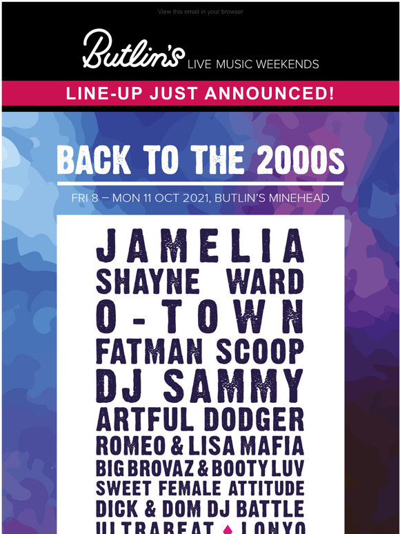 Butlins Live Music Weekends: We Love the 70s - new line-up just ...