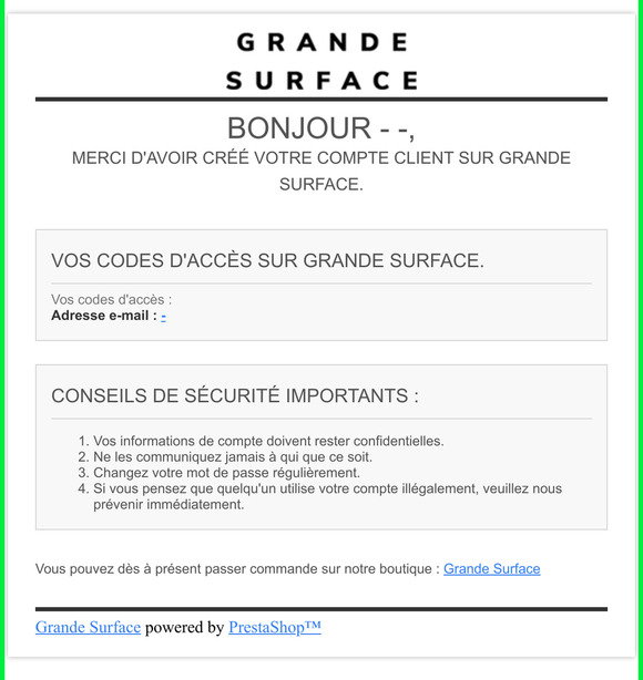 Grande Surface: [Grande Surface] Bienvenue ! | Milled