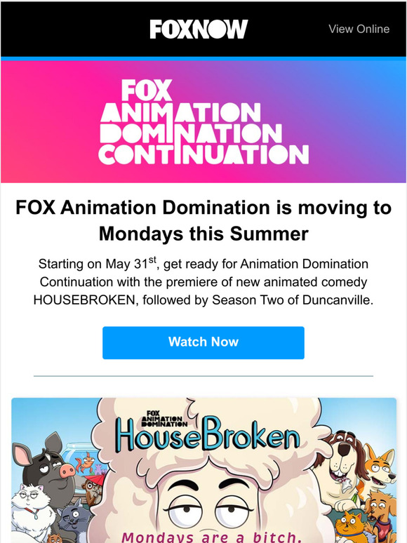 Fox: FOX Animation Domination is coming to Mondays! | Milled