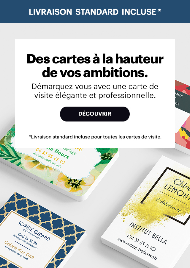 Vistaprint: Sublimez vos cartes de visite avec nos finitions premium ...