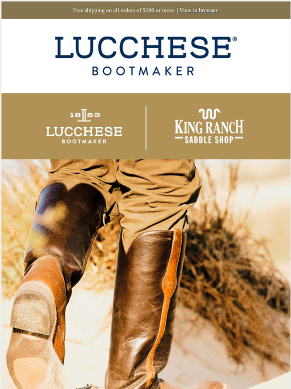 Lucchese: NEW Limited Edition King Ranch Boots Have Arrived | Milled