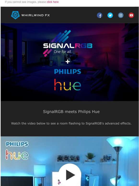 Whirlwind FX: Whirlwind FX Philips Hue Integration | Milled