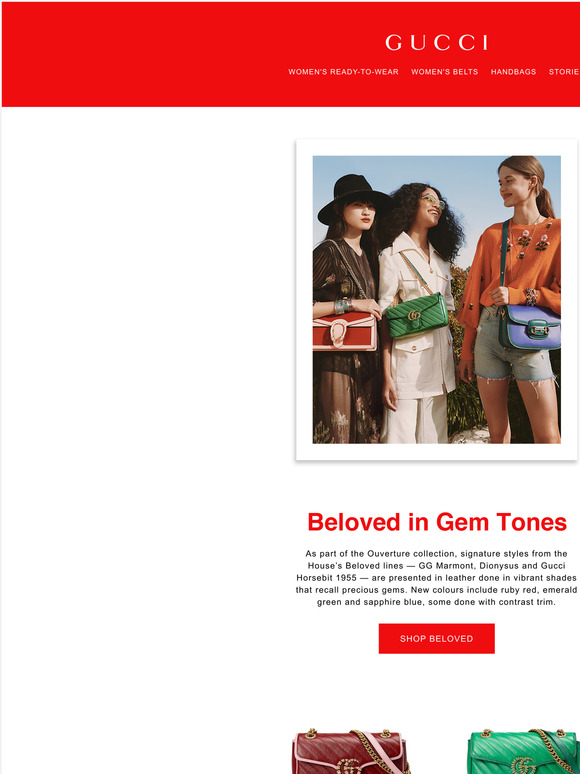 Gucci: Gucci Beloved in Precious Gem Tones | Milled