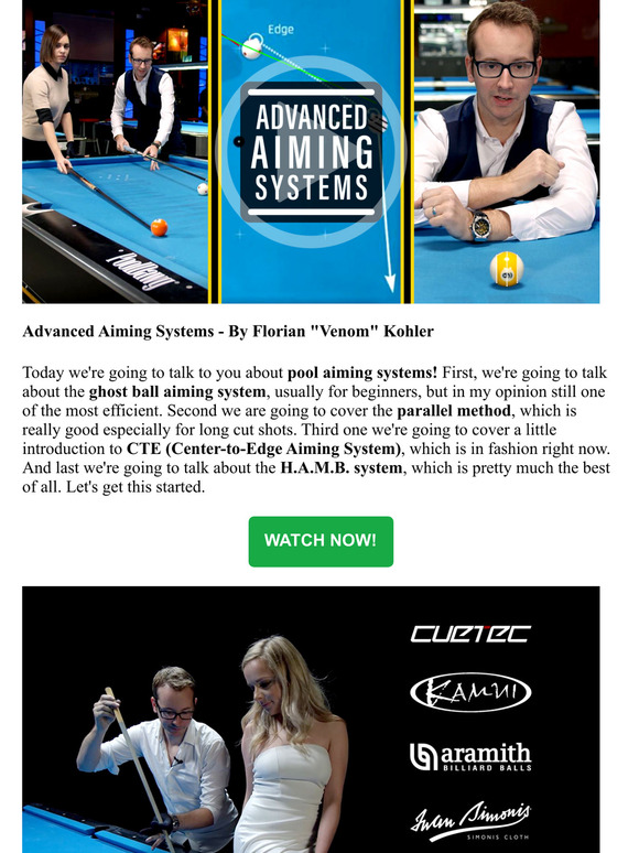 PoolDawg: Advance Aiming System Video Just Released. Watch it now! | Milled