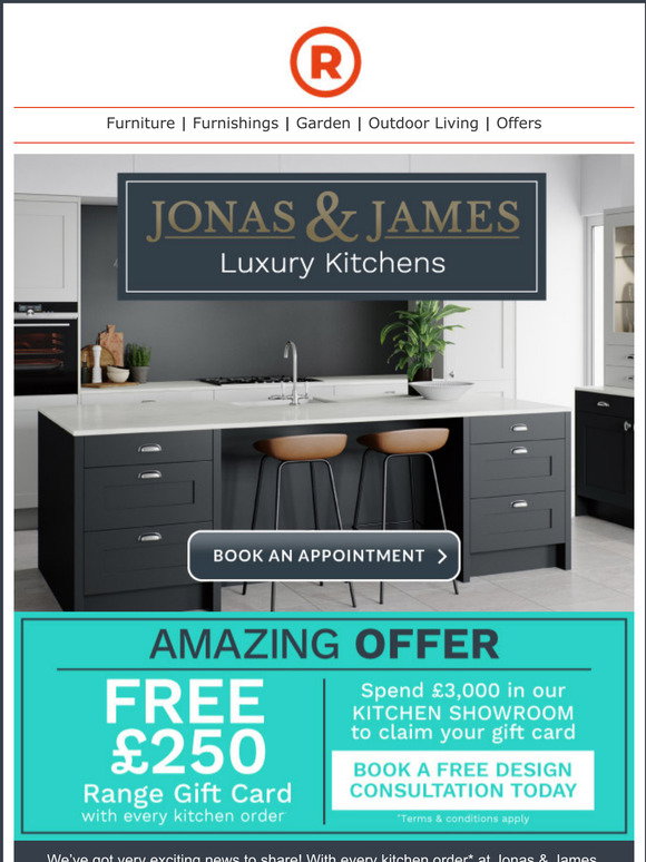 The Range: Free gift card with your new kitchen | Milled