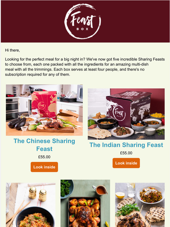 FeastBox: Feasts to share with friends | Milled