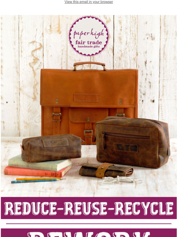 Paper High: Reduce, Reuse, Recycle and Rework! | Milled