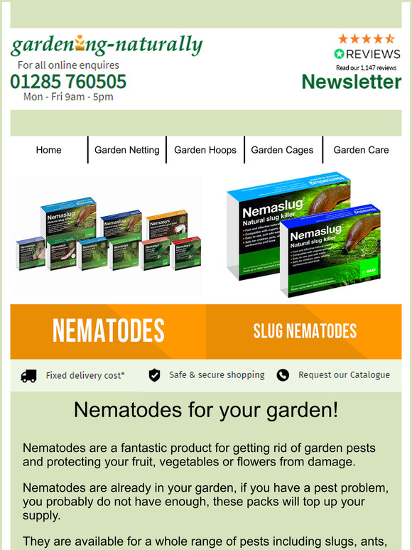 Gardening Naturally: Nematodes For Your Garden... | Milled