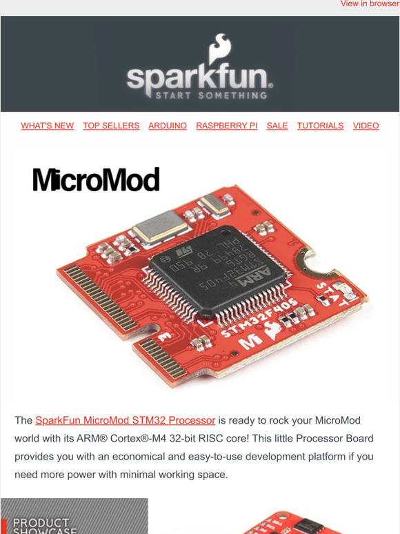 SparkFun: STM32 comes to MicroMod and Thing Plus | Milled