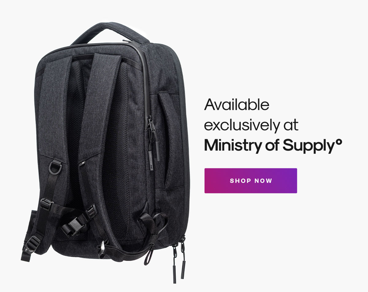 Ministry of Supply: Just Launched: Aer Lunar Pack | Milled