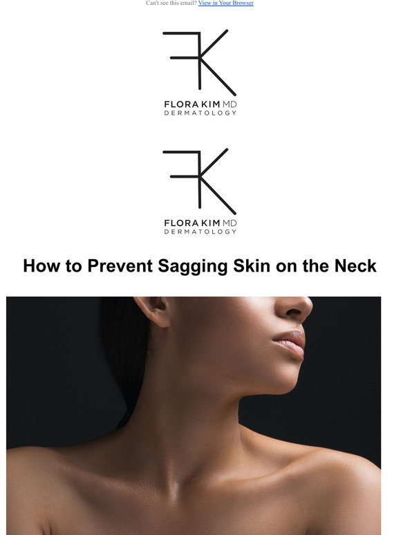 FLORA KIM MD DERMATOLOGY: How to Prevent Sagging Skin on the Neck | Milled