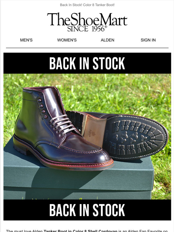 Shoe Mart: Another Shipment Of Tanker Boots! | Milled