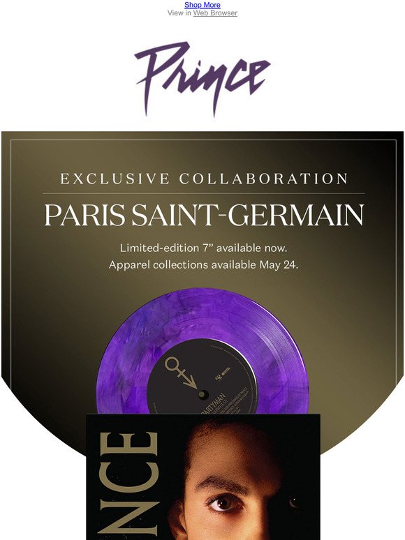 Prince: Partyman / Cool - Exclusive Limited Edition 7" | Prince x Paris ...