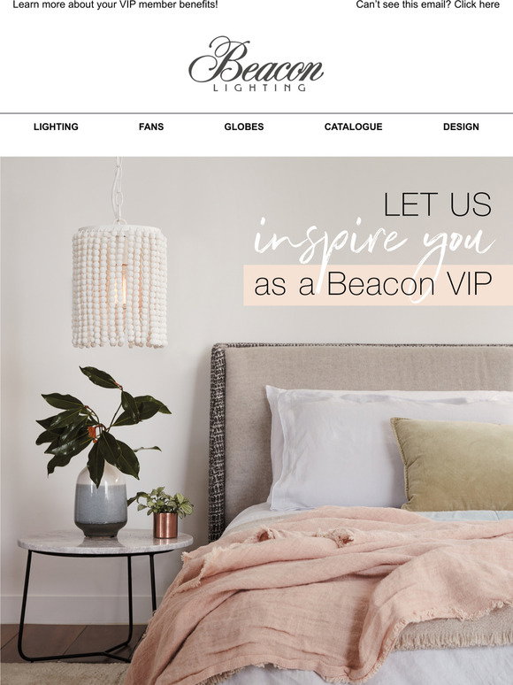 Beacon Lighting: Welcome to Beacon VIP | Milled