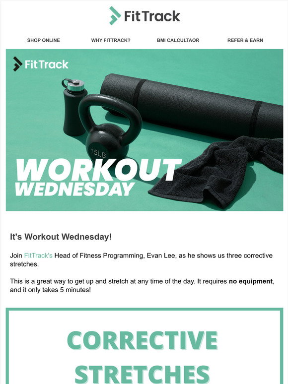 FitTrack: Workout Wednesday: Corrective Stretches | Milled