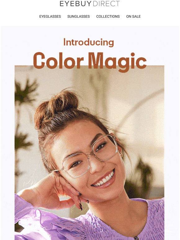 EyeBuyDirect: NEW color changing frames | Milled