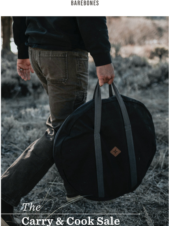 Barebones: Meet The Barebones Grill Carry Bags | Milled