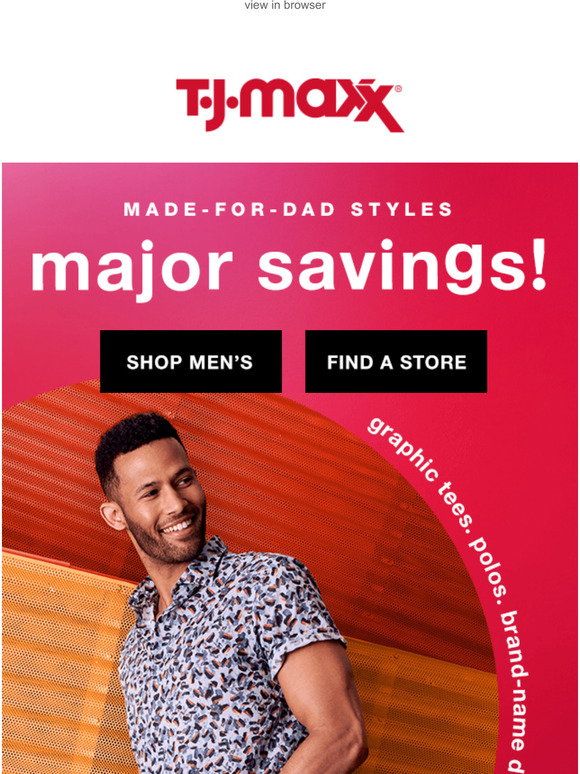 TJ Maxx: On-trend styles for men | Milled