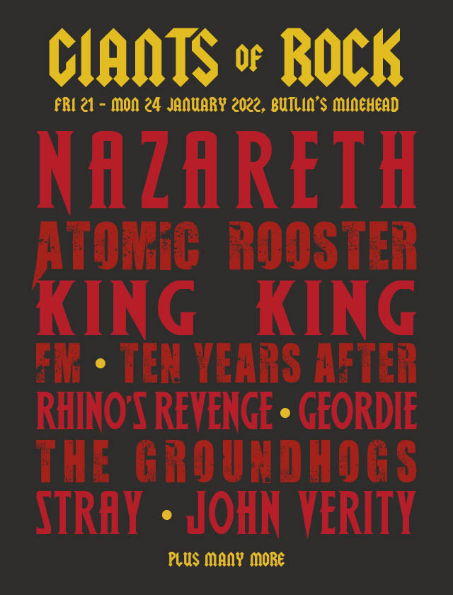 Butlin's: Giants of Rock - Line-up just announced! | Milled