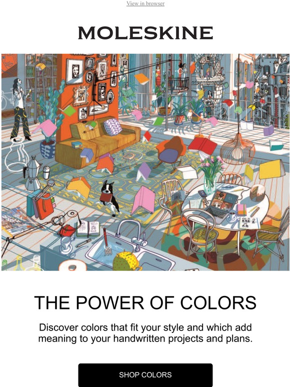 Moleskine: The power of colors | Milled