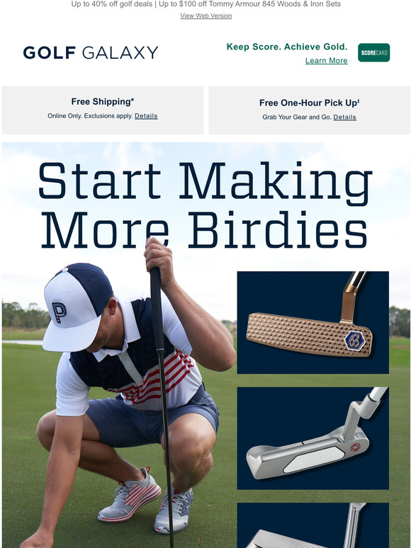 Golf Galaxy: Strengthen your short game with NEW putters for 2021 | Milled