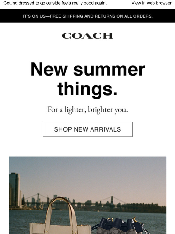 Coach: New Bags (& More) Just Arrived At Coach | Milled