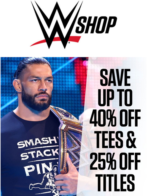 WWE Shop: You'll love this deal. That's not a prediction; that's a ...