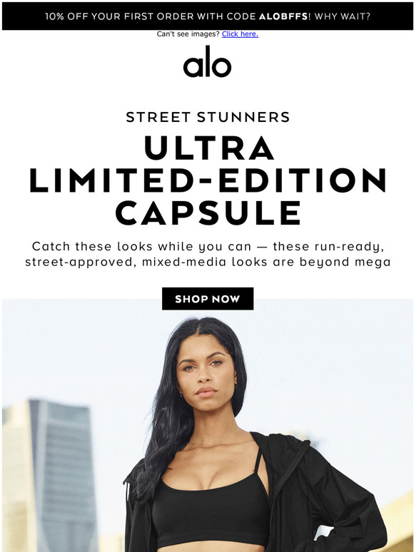 Alo Yoga: NEW, LIMITED-EDITION CAPSULE | Milled