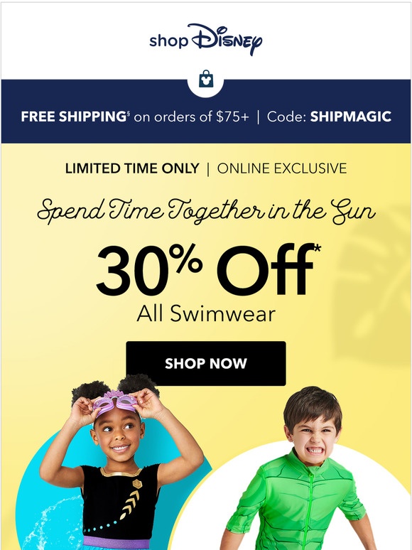Disney Store: Swimwear for the Whole Family! | Milled