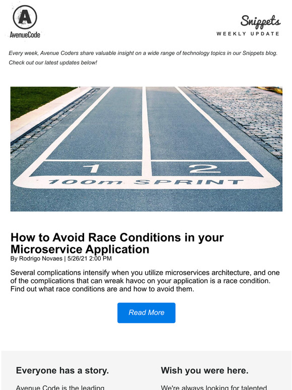 Avenue Code: How to Avoid Race Conditions in your Microservice ...