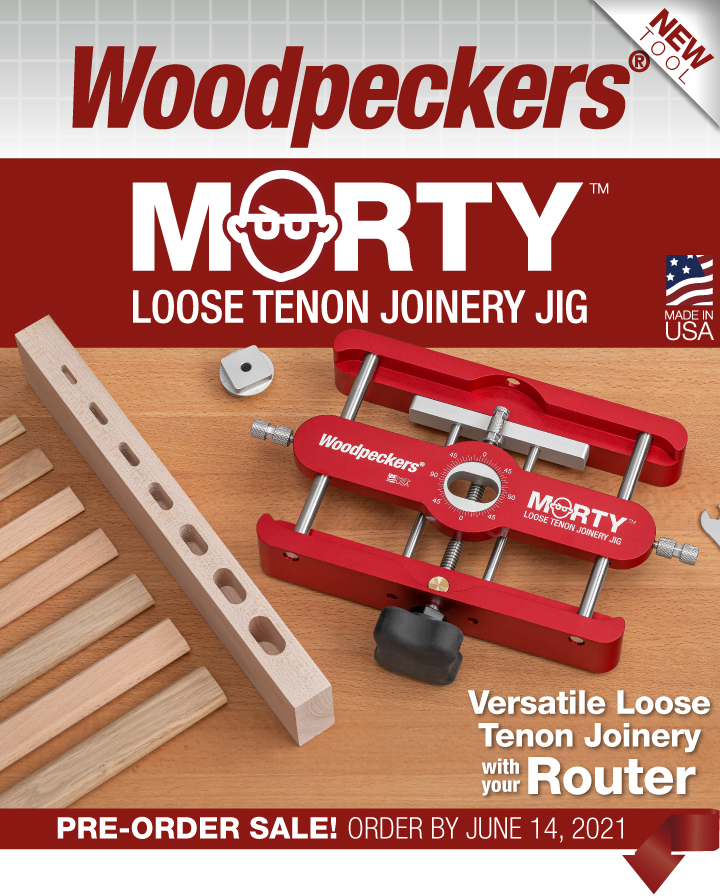 Woodworkers Guild of America: Woodpeckers New Tool Alert: Morty Loose ...