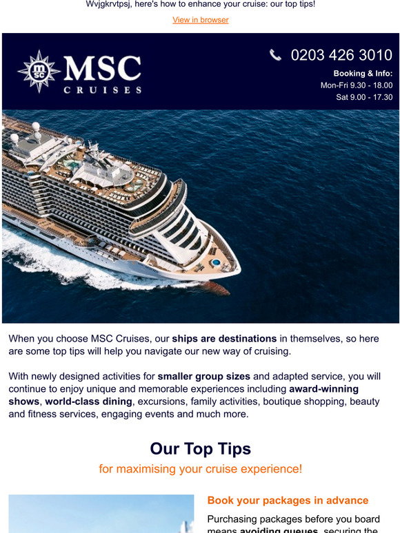 MSC Cruises: Top Tips for an Extra Special Cruise! | Milled