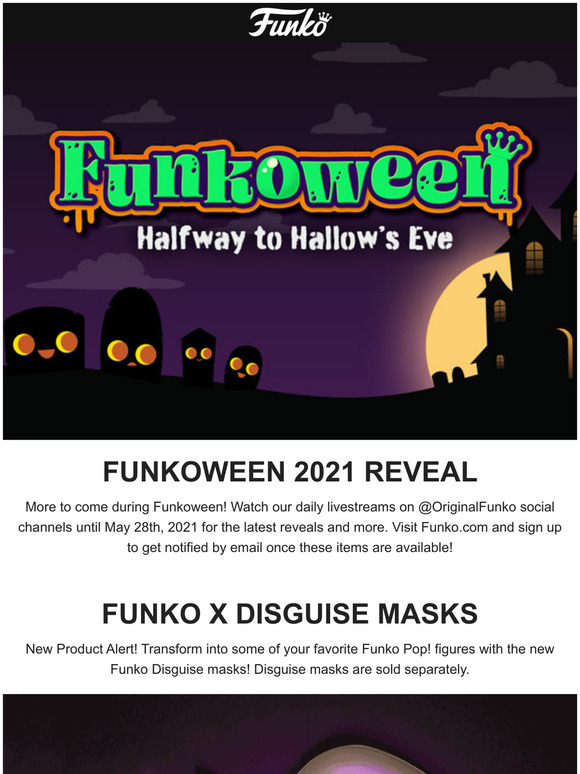 Funko: Funkoween 2021 Reveal - New Disguise Masks and Five Nights at ...