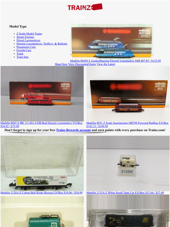 Trainz: Marklin Z Scale Zugkraftaargau Electric Locomotive | Milled
