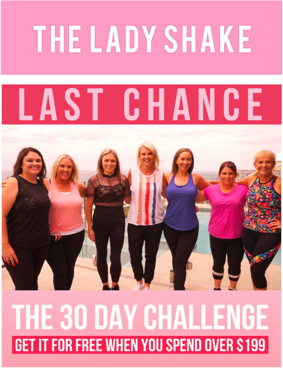 The Lady Shake: Last chance - Your FREE offer expires tonight! | Milled