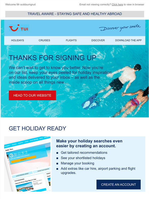 TUI: A big hello, from TUI | Milled