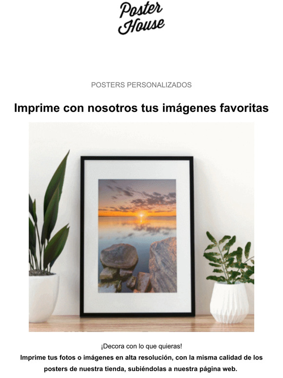 Poster House: Posters Personalizados: tus imgenes favoritas convertidas ...